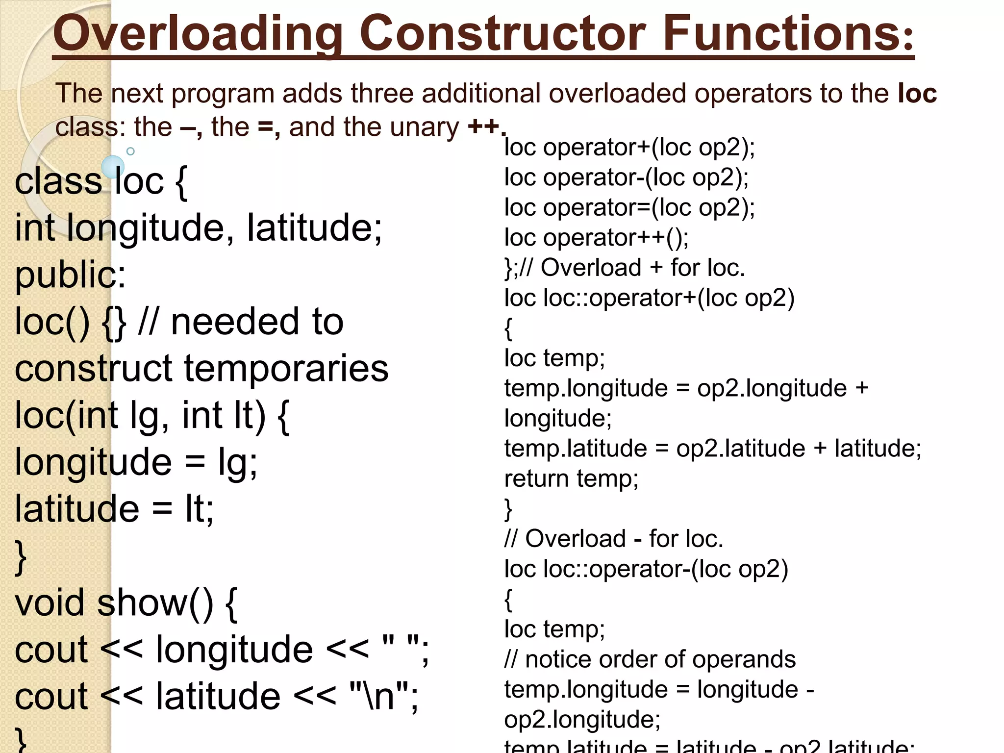 Lecture 5, c++(complete reference,herbet sheidt)chapter-15 | PPTX | Web ...