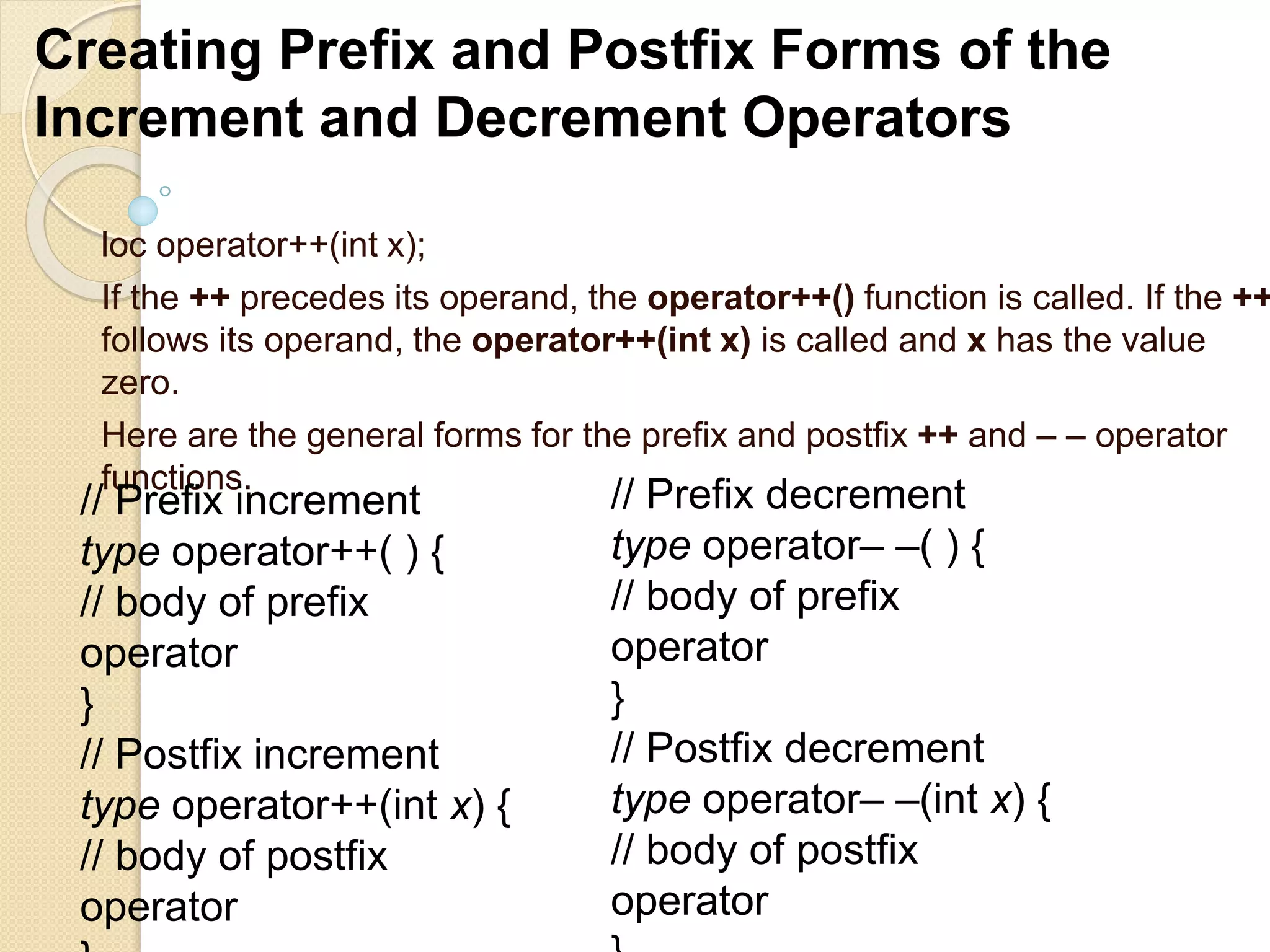 Lecture 5, c++(complete reference,herbet sheidt)chapter-15 | PPTX | Web ...