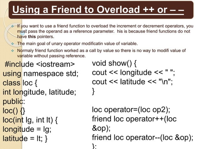 Lecture 5, c++(complete reference,herbet sheidt)chapter-15 | PPTX | Web ...