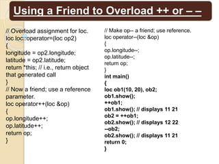 Lecture 5, c++(complete reference,herbet sheidt)chapter-15 | PPTX