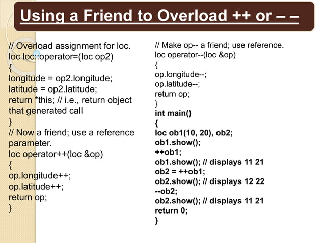 Lecture 5, c++(complete reference,herbet sheidt)chapter-15 | PPTX | Web ...