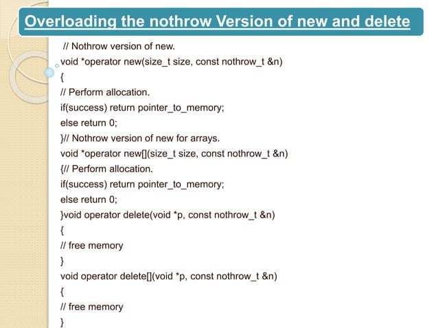 Lecture 5, c++(complete reference,herbet sheidt)chapter-15 | PPTX | Web ...