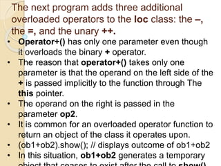 Lecture 5, c++(complete reference,herbet sheidt)chapter-15 | PPTX