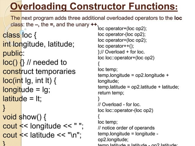 Lecture 5, c++(complete reference,herbet sheidt)chapter-15 | PPTX | Web ...