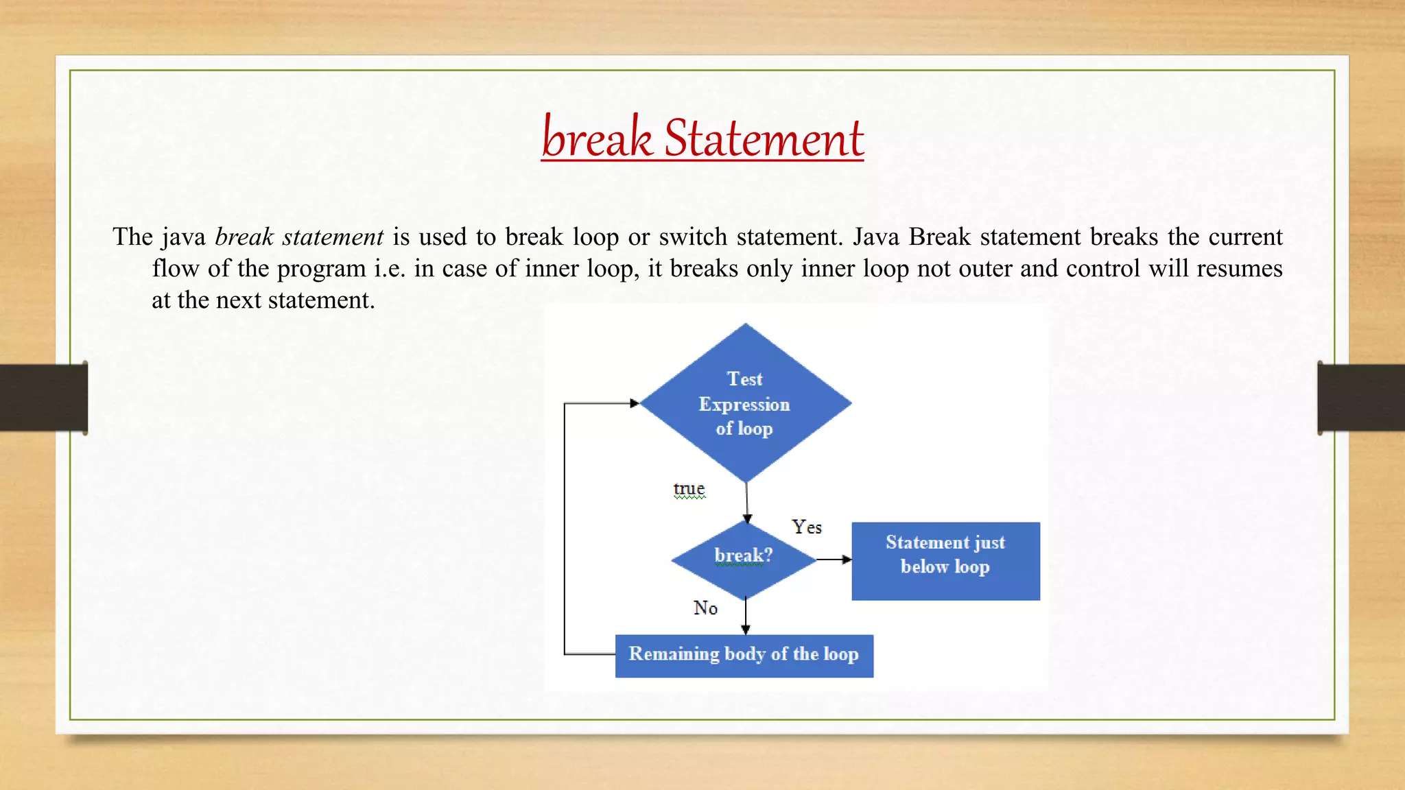 Lecture - 5 Control Statement | PPTX