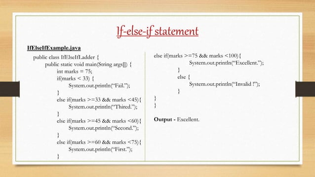Lecture - 5 Control Statement | PPTX