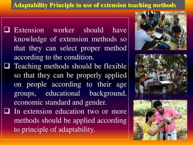 Principles of Extension Education | PPT