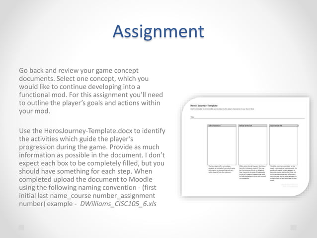 Intro to Game Modding - Lecture 6 | PPT