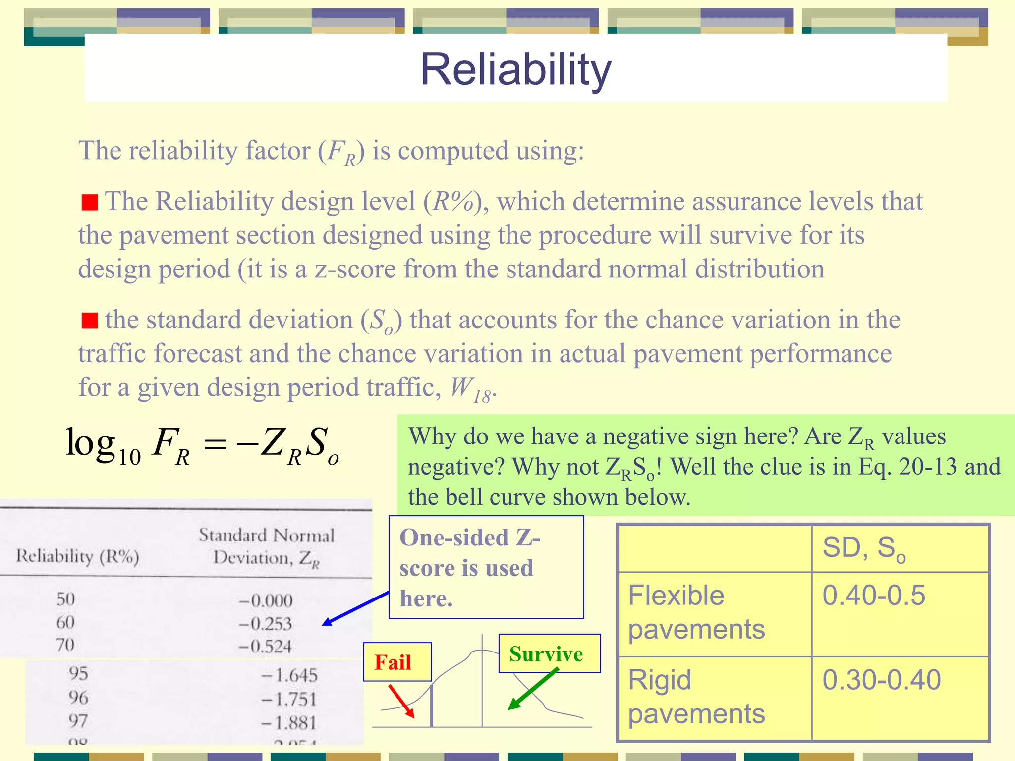 Design Considerations for AASHTO Flexible pavement design | PPT