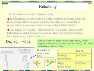 Design Considerations for AASHTO Flexible pavement design | PPT