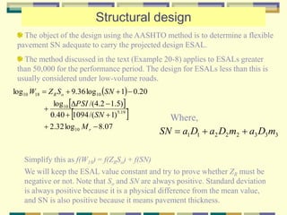 Design Considerations for AASHTO Flexible pavement design | PPT