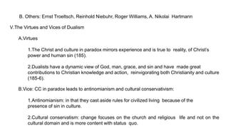 Lecture 6-Christ & Culture in Paradox | PPT