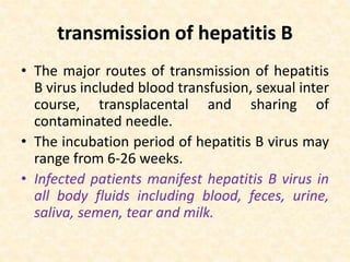 Lecture 6-hepatitis | PPTX