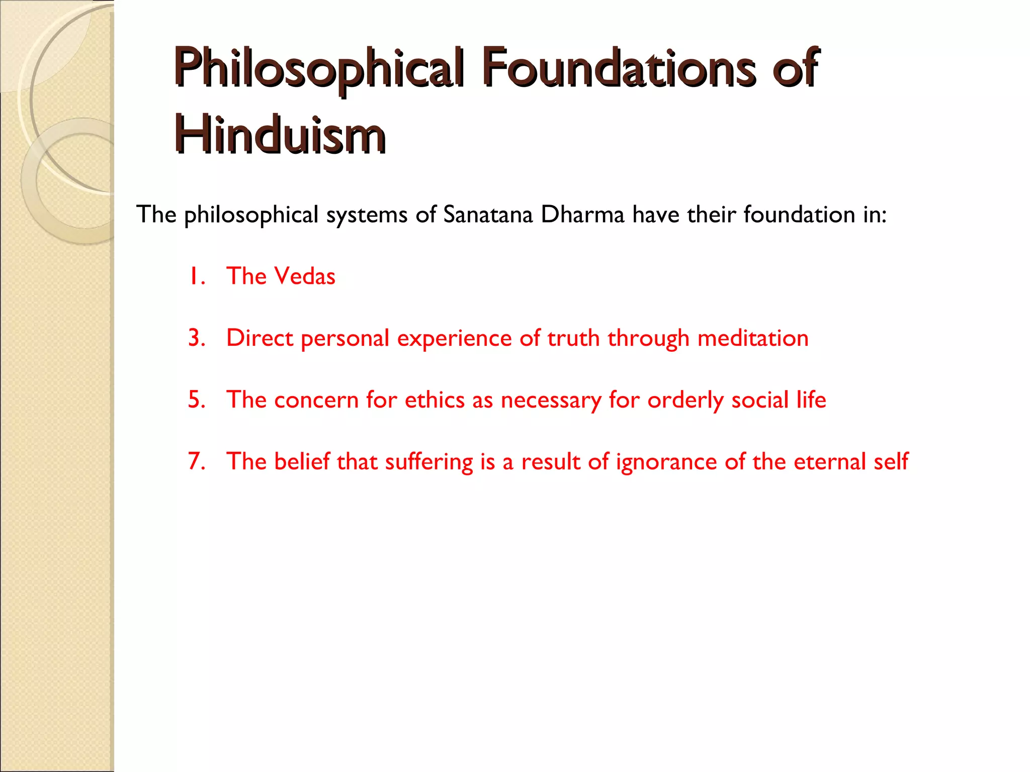 Foundations of Hinduism | PPT