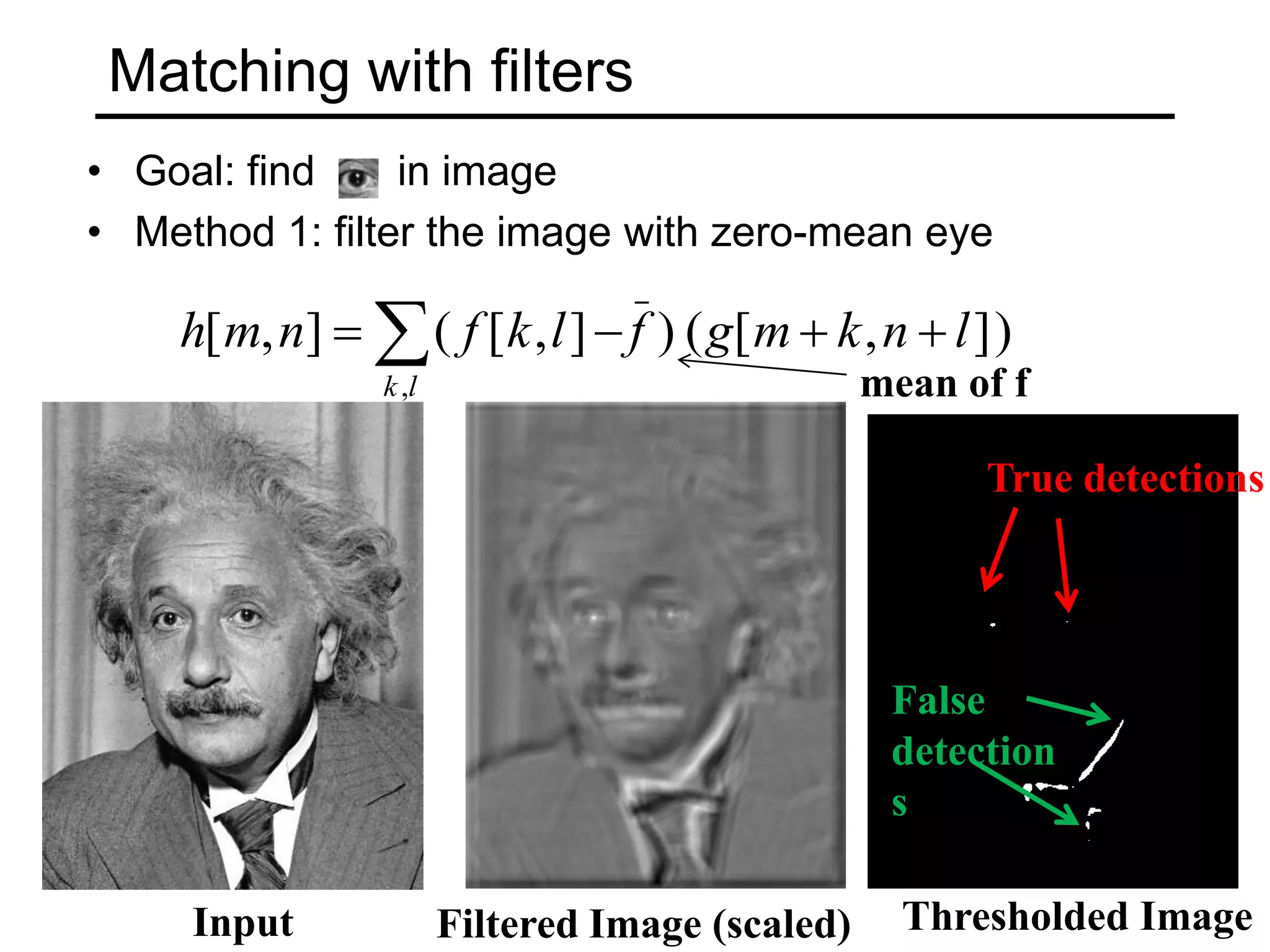 Lecture 6-computer vision features descriptors matching | PDF