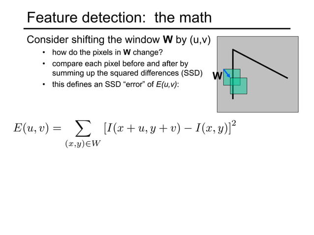 Lecture 6-computer vision features descriptors matching | PDF