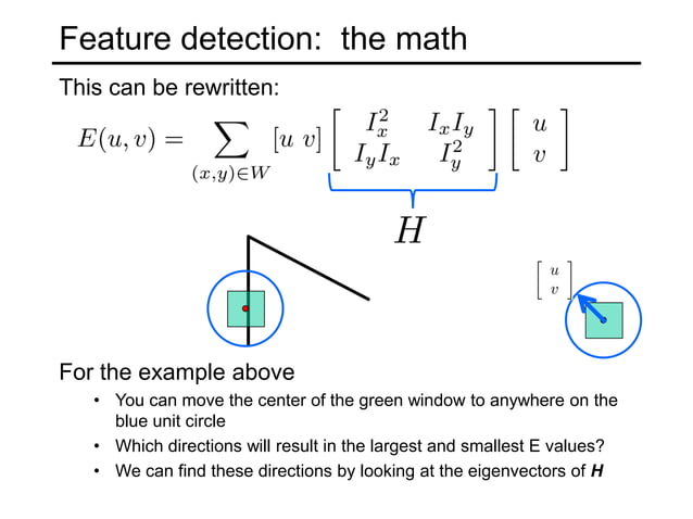 Lecture 6-computer vision features descriptors matching | PDF