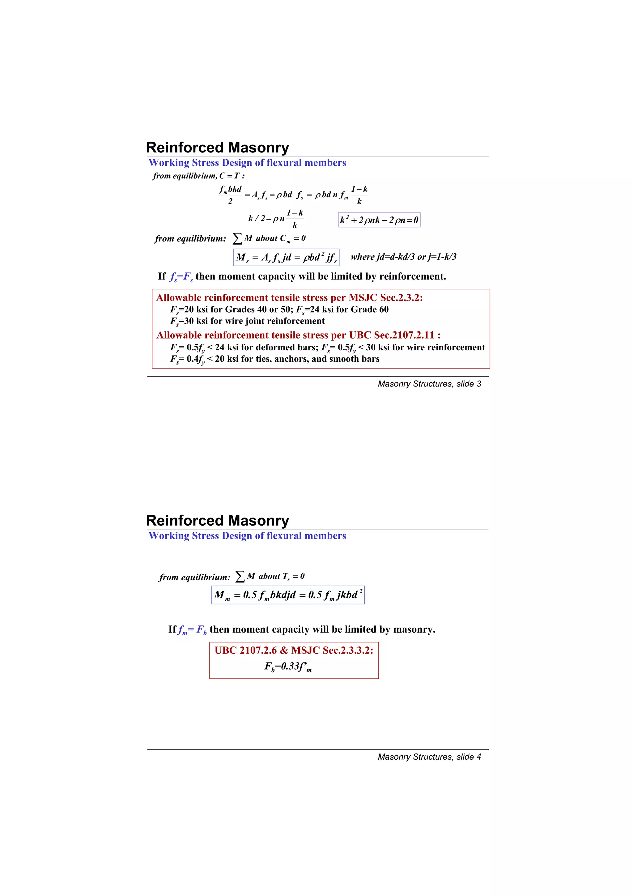 Lecture 6 7 Rm Shear Walls | PDF