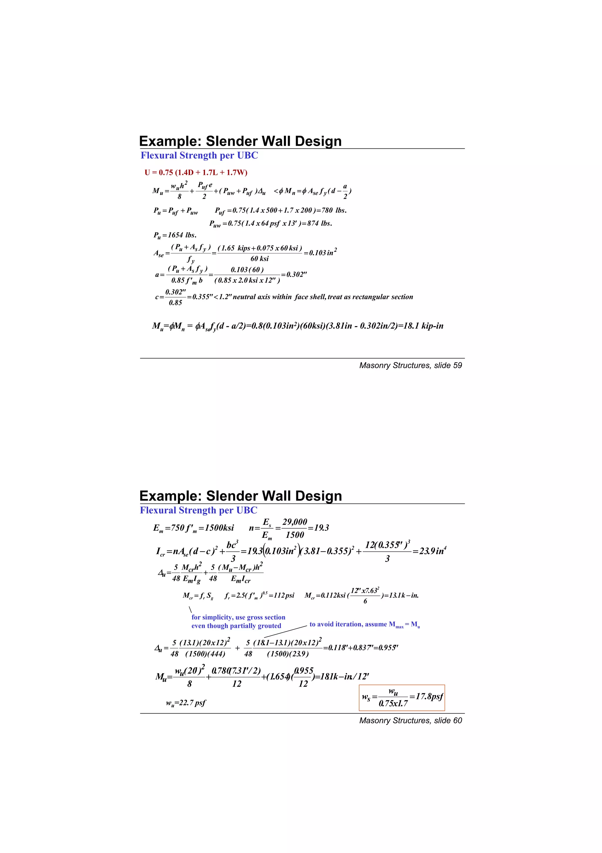 Lecture 6 7 Rm Shear Walls | PDF