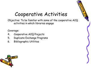Lecture 6a: Cooperative Activities | PPT