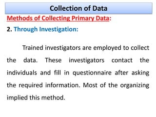 Collection & Editing of data | PPTX