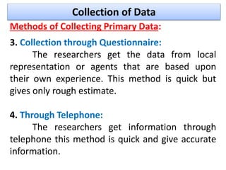 Collection & Editing of data | PPTX