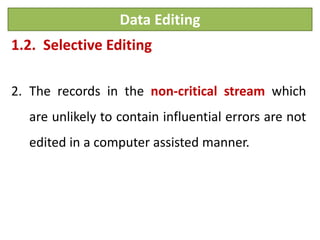 Collection & Editing of data | PPTX