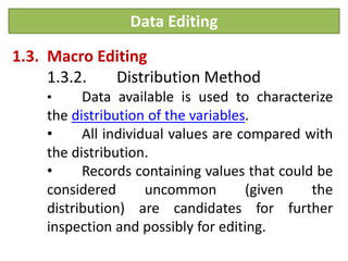 Collection & Editing of data | PPTX