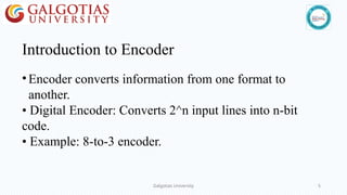 Lecture-6 Encoder Decoder.A flip-flop is a sequential logic circuit | PPTX