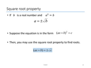 Lecture 6 (factorizing quadratic functions) | PPT