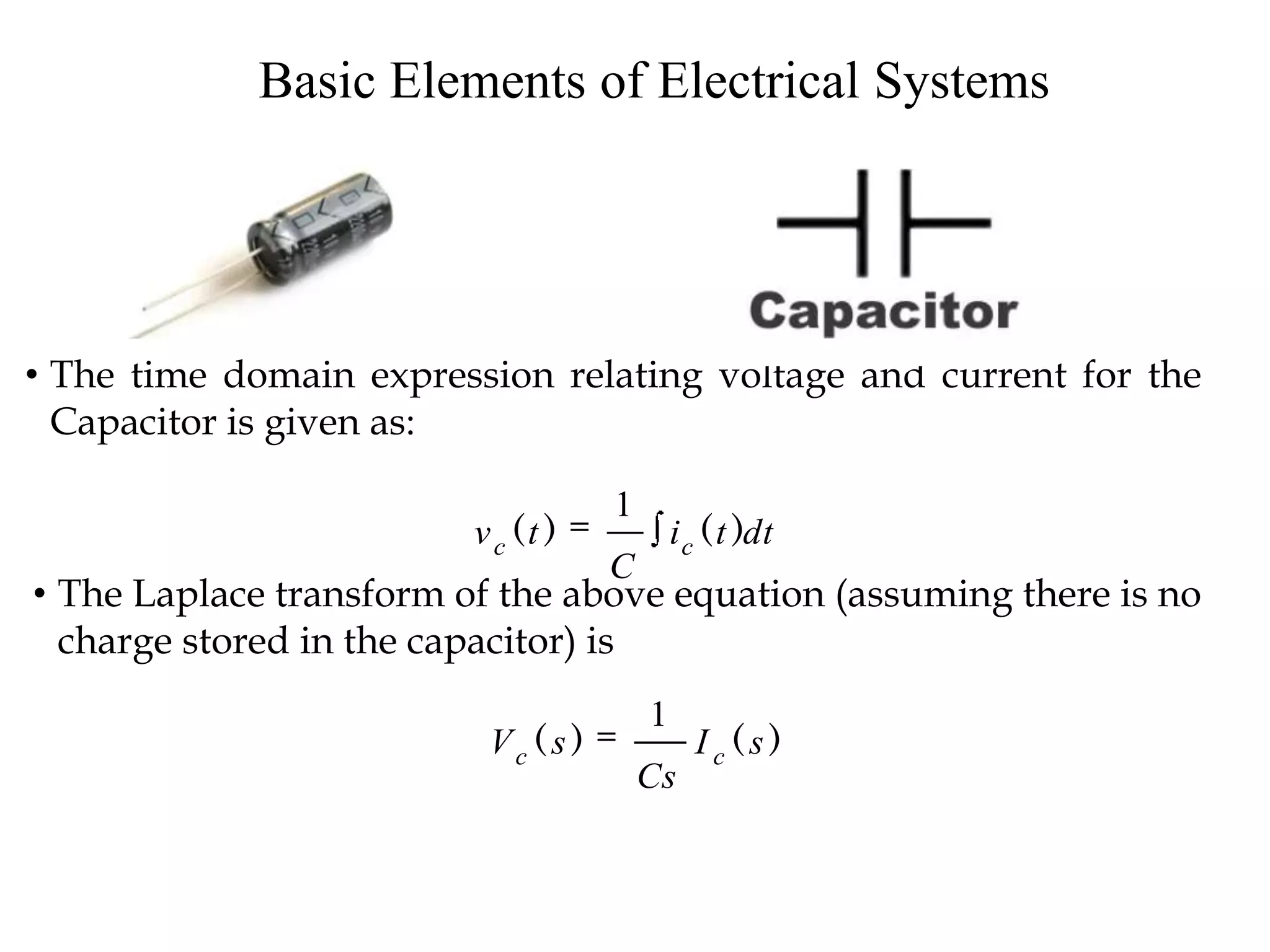Lecture 6 modelling-of_electrical__electronic_systems | PPTX