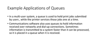 Data Structures - Lecture 6 [queues] | PPT