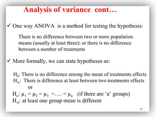 Lecture-6 (t-test and one way ANOVA.ppt