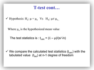 Lecture-6 (t-test and one way ANOVA.ppt