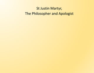 Lecture 6: The Second Century: The Era of the Apostolic Fathers | PPTX