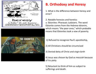 Lecture 6: The Second Century: The Era of the Apostolic Fathers | PPTX