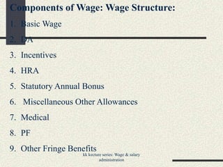 lecture-6 WAGE DETERMINATION-lecture-5CU2010.ppt