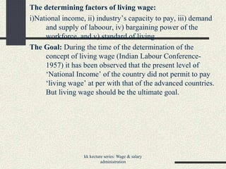 lecture-6 WAGE DETERMINATION-lecture-5CU2010.ppt