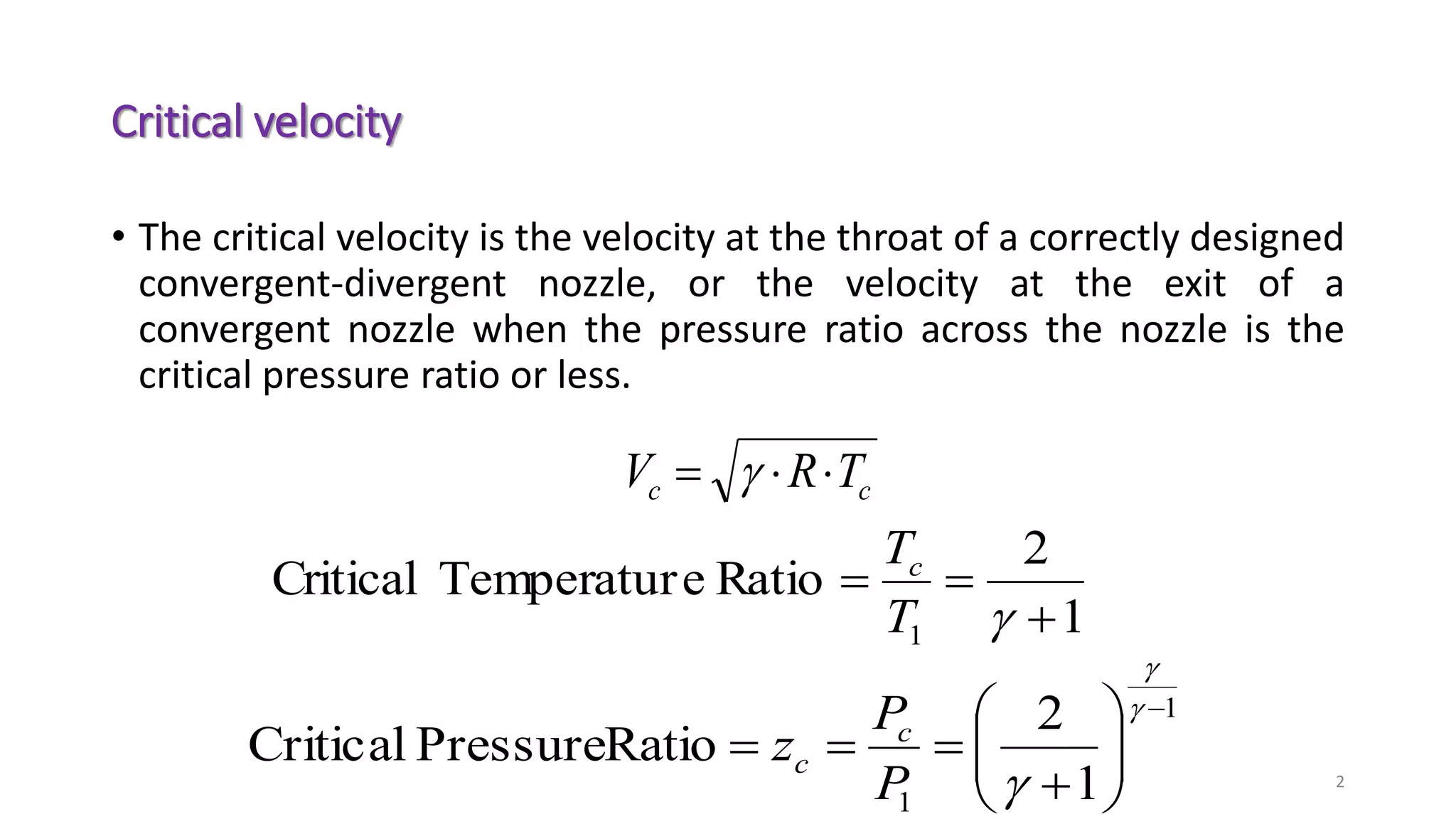 Nozzles - Lecture B | PPTX