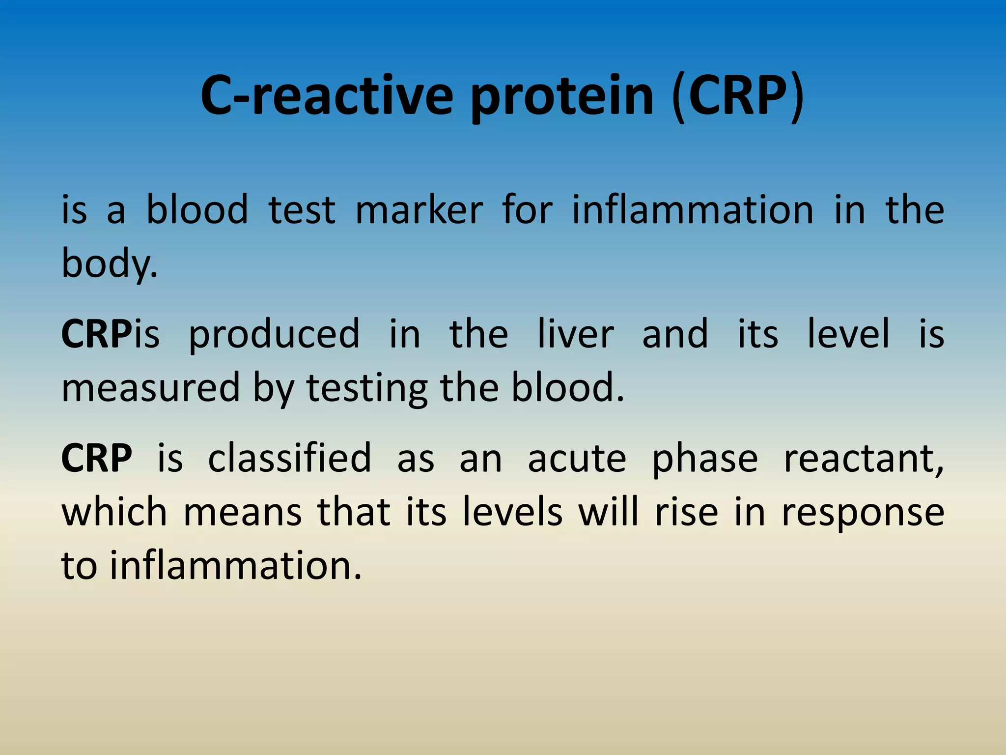 Lecture 7-c-reactive protein | PPTX