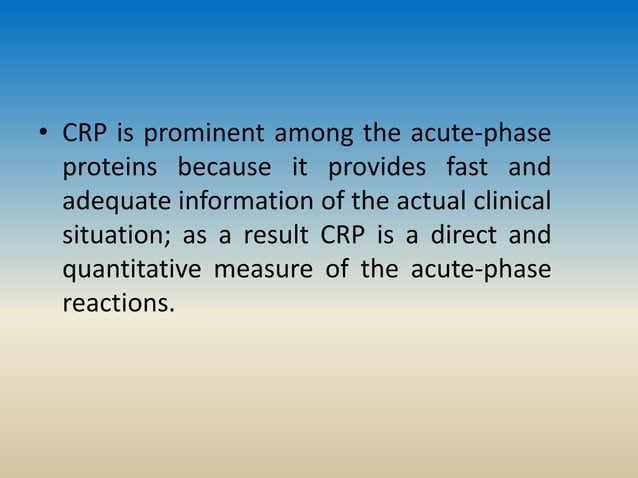 Lecture 7-c-reactive protein | PPTX