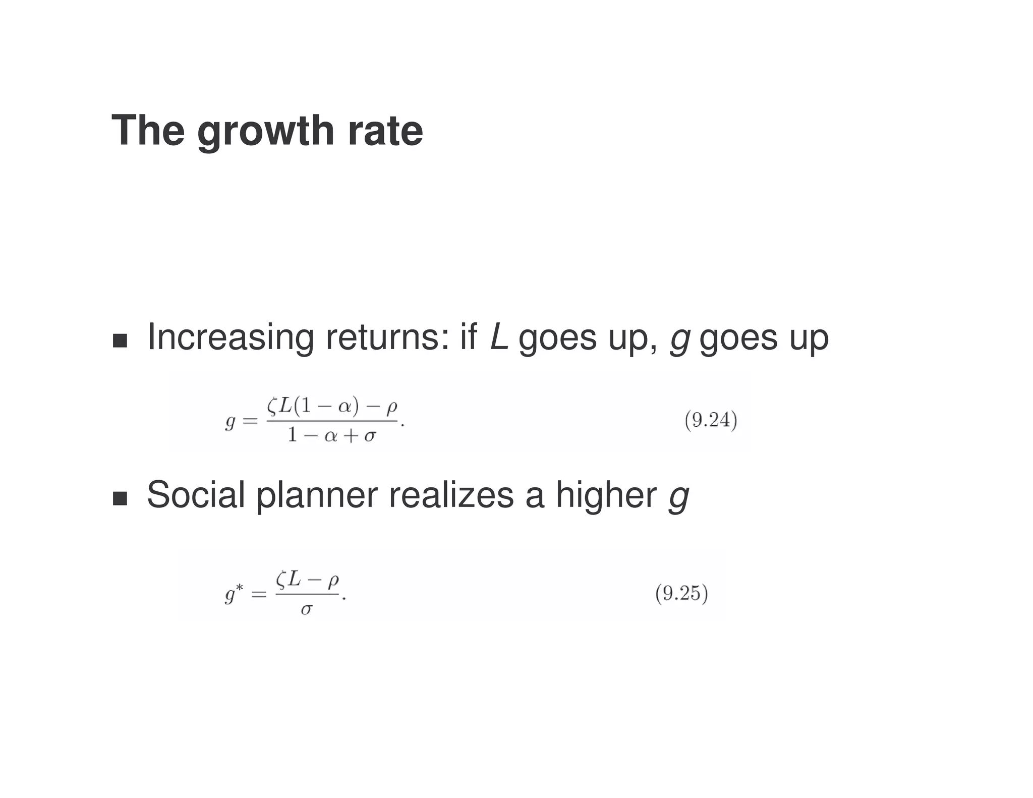Lecture 7 - Endogenous growth theory | PDF
