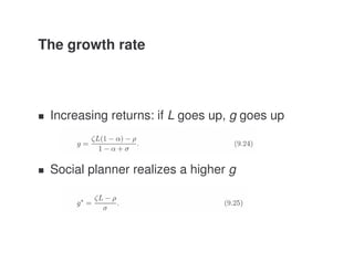 Lecture 7 - Endogenous growth theory | PDF