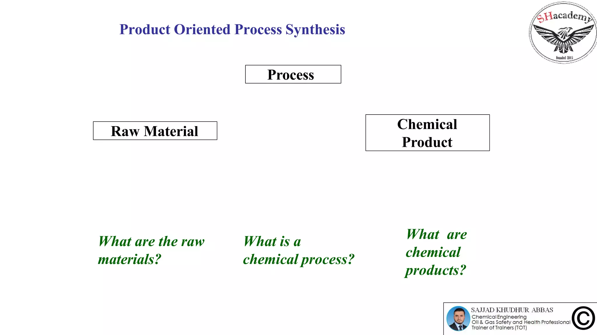 Episode 55 : Conceptual Process Synthesis-Design | PPTX