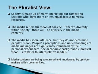 Lecture 7. the media and social theory | PPTX