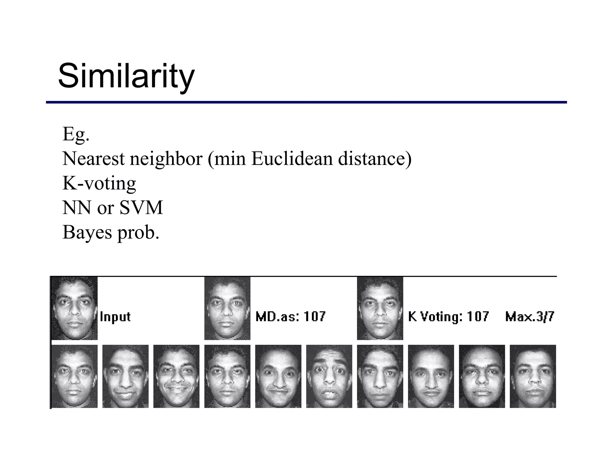 Lecture 7&8 computer vision face_recognition | PDF