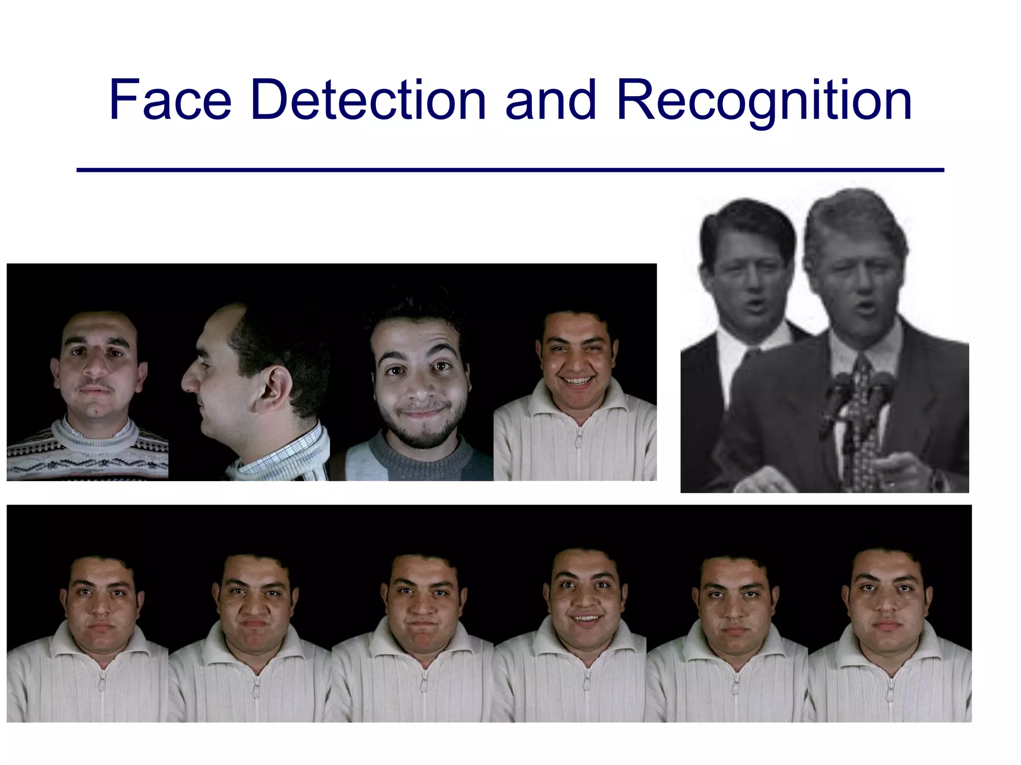 Lecture 7and8 Computer Vision Face Recognition Pdf