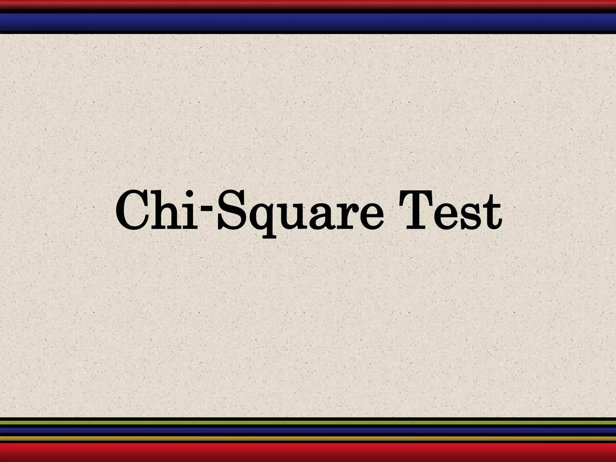 Lecture-7 (Chi-Square test).ppt | Marriage and Civil Unions | Family ...