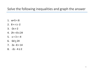 Lecture 7 (inequalities) | PPTX