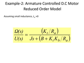 Lecture 7 modelling-of__real_world_systems | PPTX